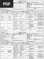 Control Plan: Prototype Pre-Launch Production | PDF