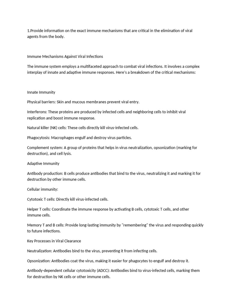 Immunology Assignment | PDF | Immune System | Vaccines