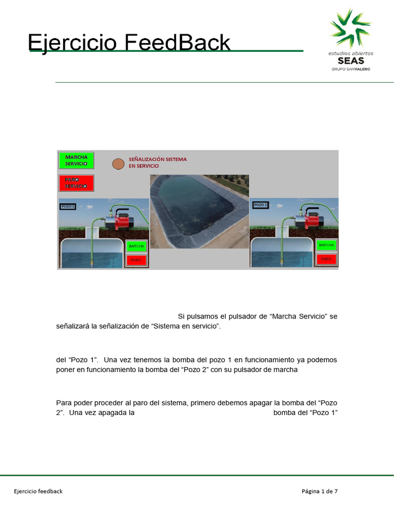 Ejercicio Feedback | PDF | Controlador lógico programable | Arquitectura de Computadores