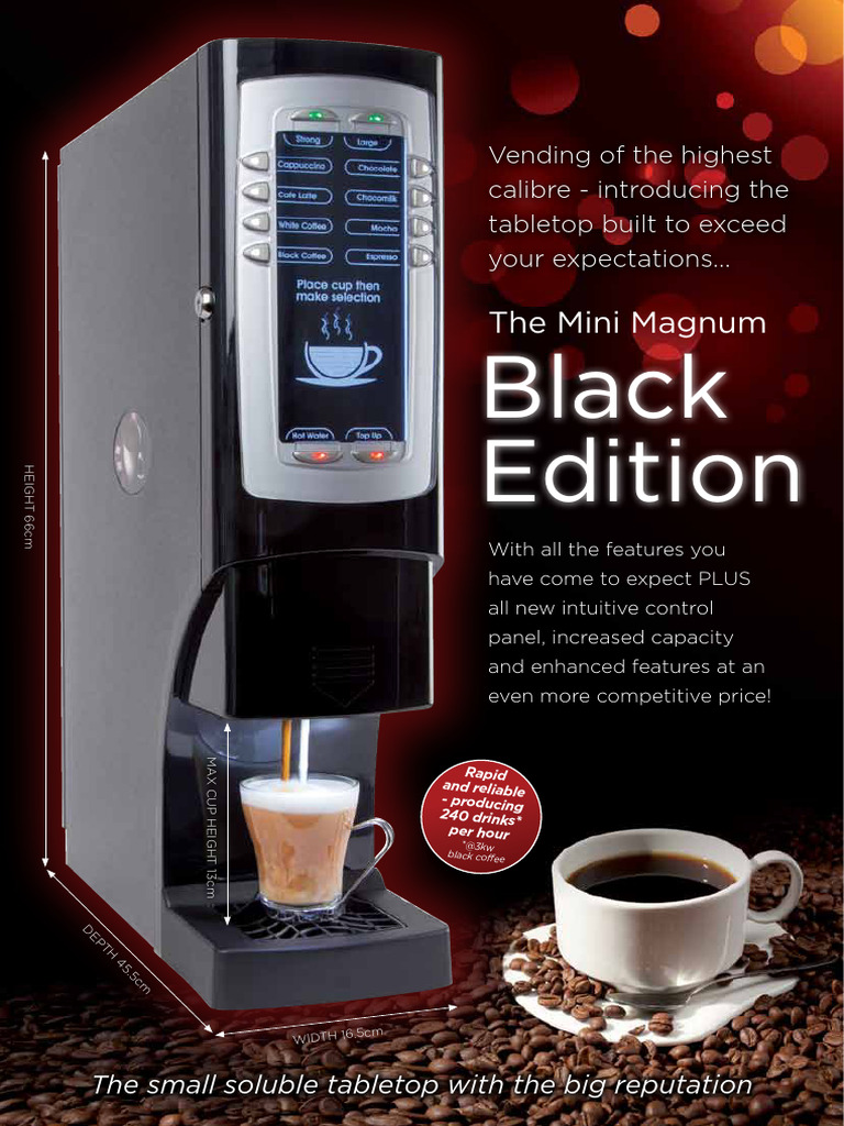 Matrix Mini Magnum Brochure | PDF | Hot Drinks | Non Alcoholic Drinks