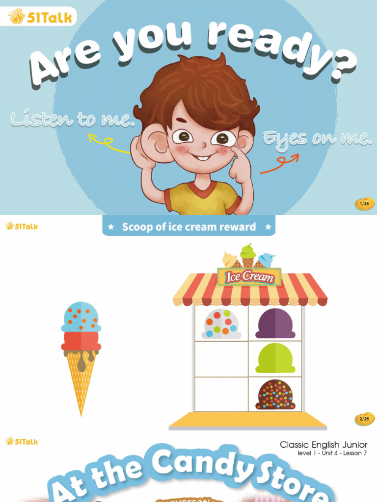 Level 1 - Unit 4 - Lesson 7 - at The Candy Store | PDF