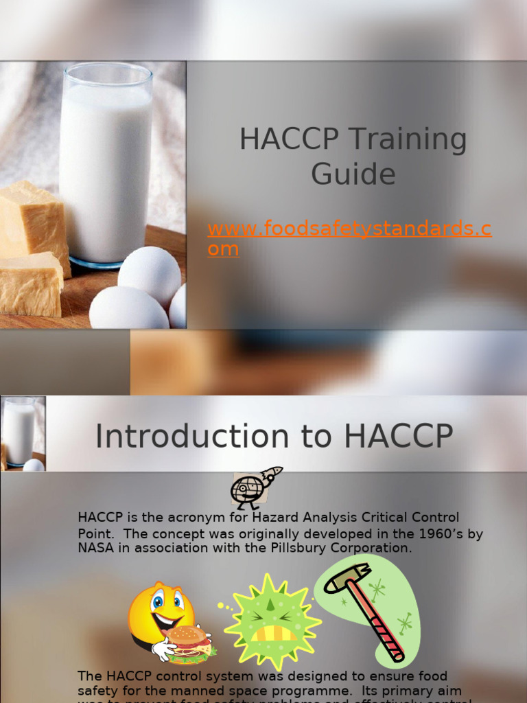 HACCP Training Guide Illustrated Version Sample | PDF | Hazard Analysis ...