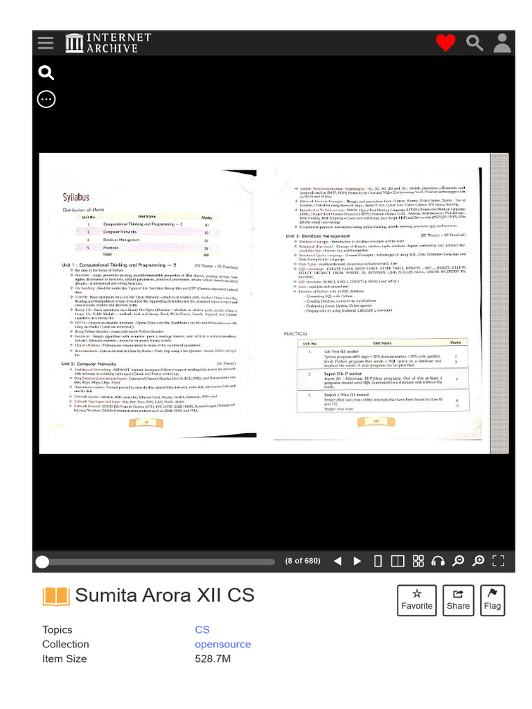 Archive Org Details Sumita Arora Xii Cs Page n7 Mode 2up... | PDF ...