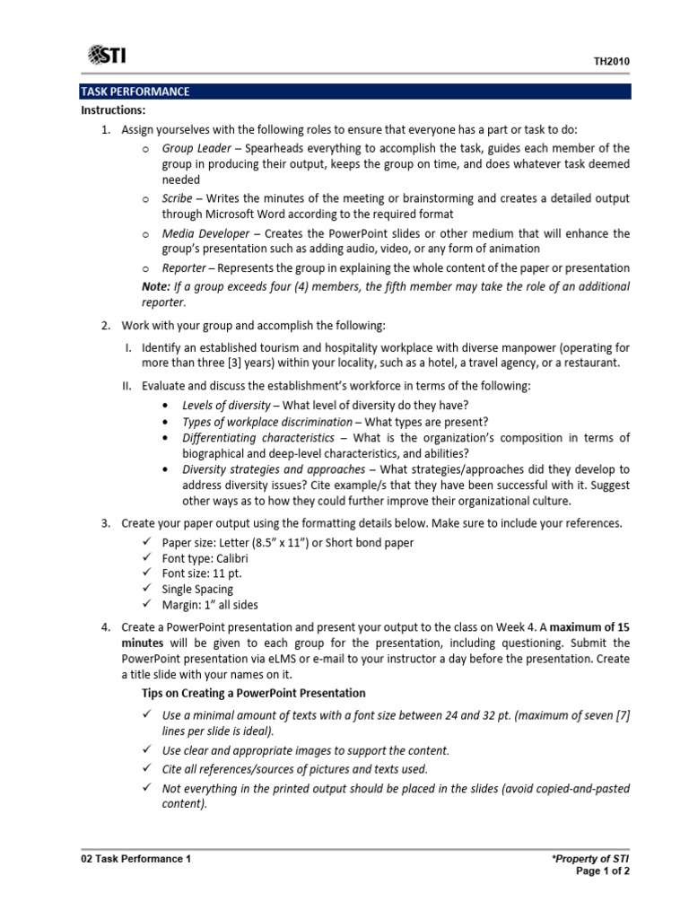 02 Task Performance 1 | PDF | Microsoft Power Point | Human Communication
