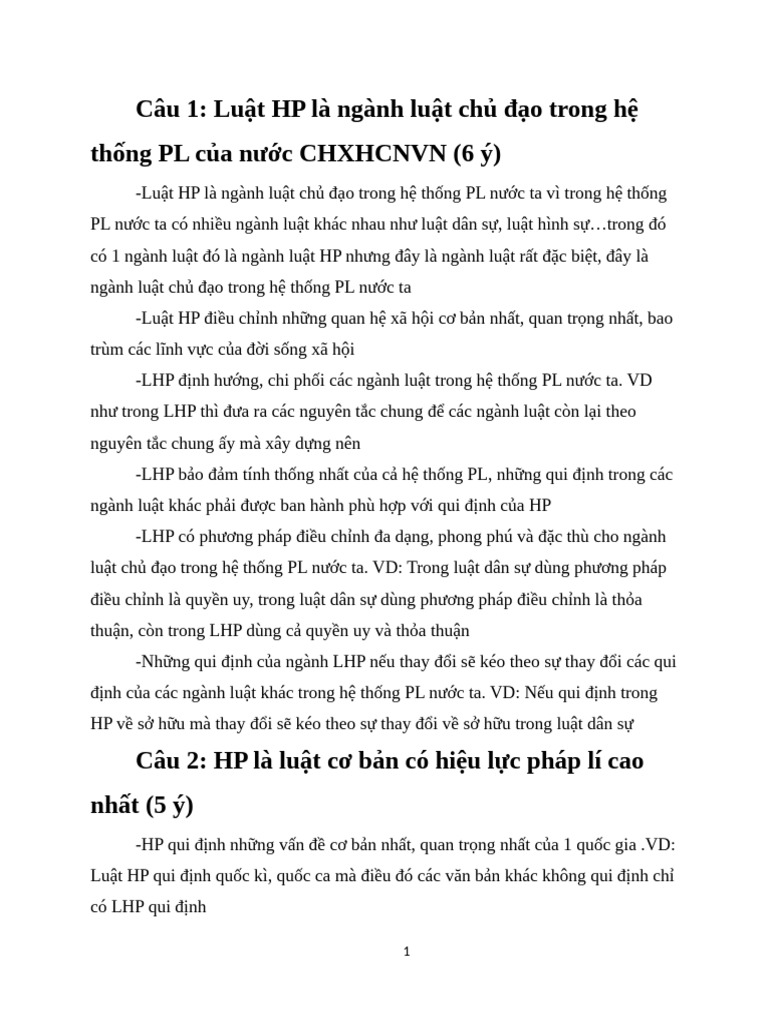 Tự luận LHP.docx 00-58-25-982 | PDF