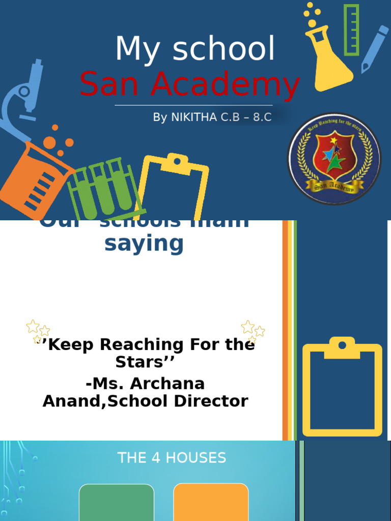My School Ppt-Nikitha - 8c | PDF