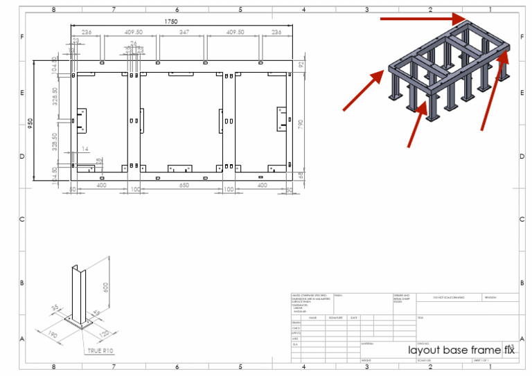 Layout Base Frame Fix - Sheet1 | PDF | Geometry