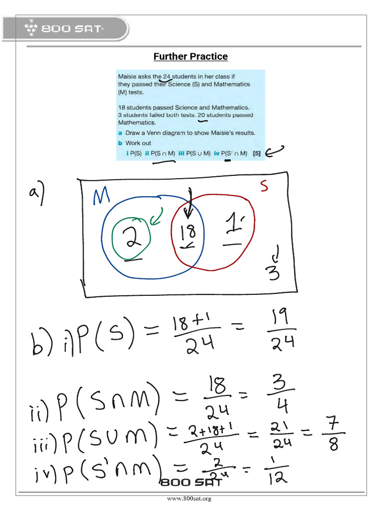 Conditional Probability Further Practice | PDF