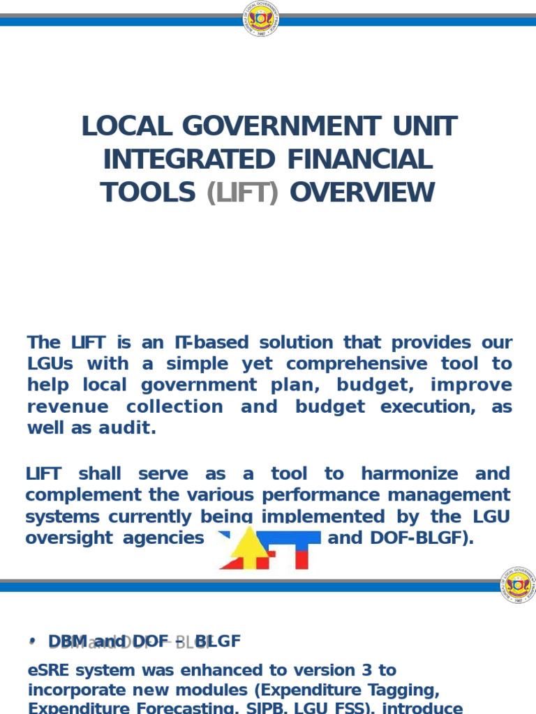 Local Government Financial Tool - BLGF | PDF | Budget | Government