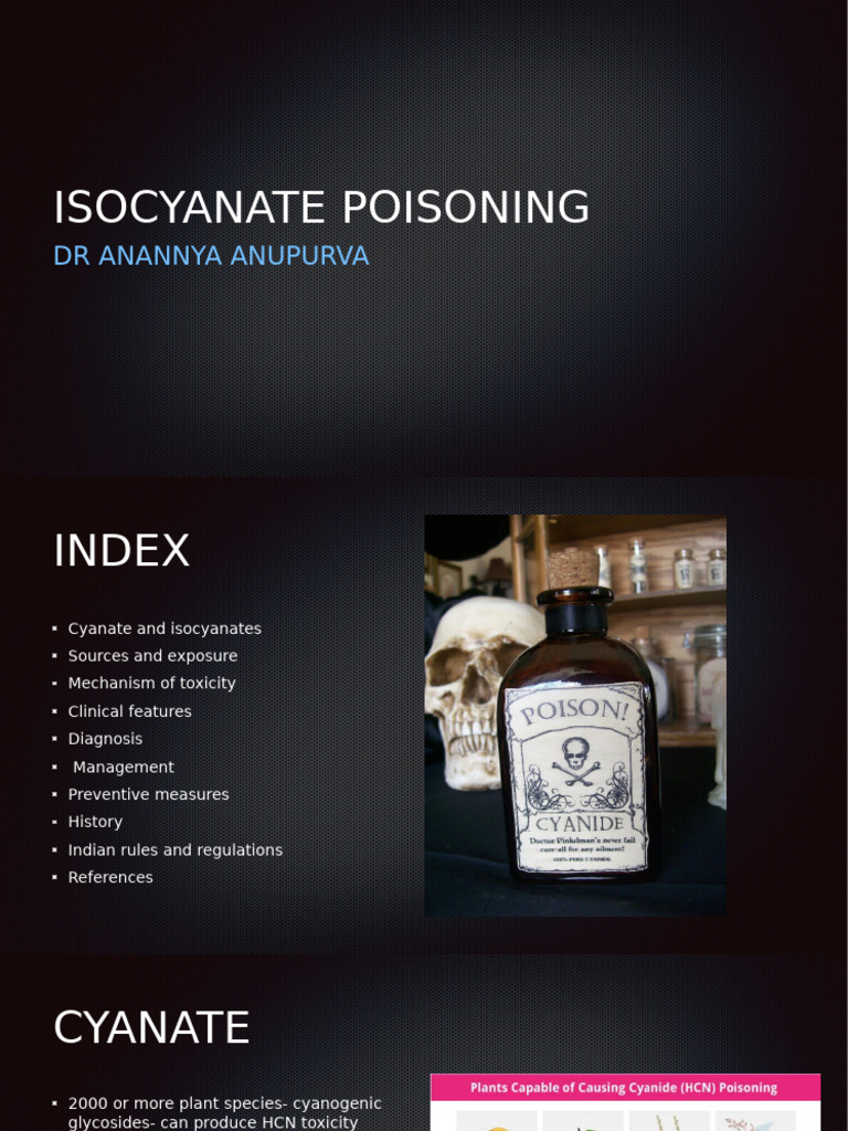 Isocyanate Poisoning | PDF | Cyanide