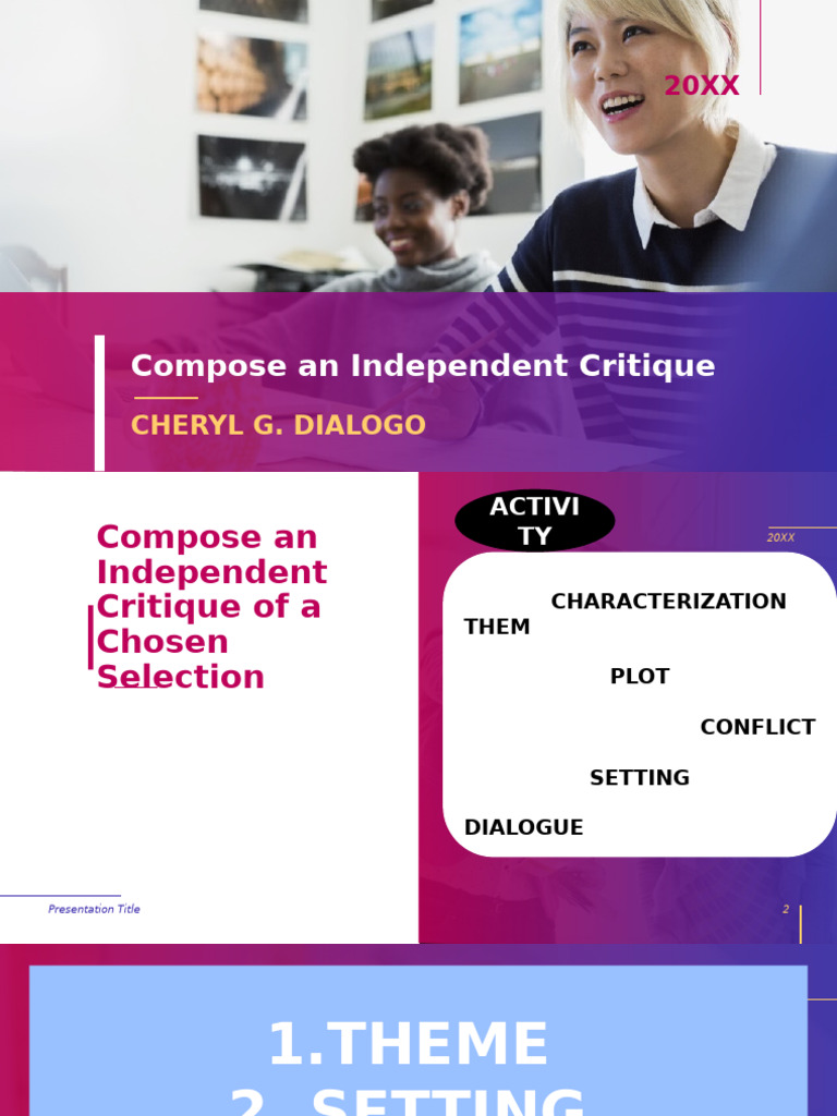 Compose An Independent Critique - PPTX Quarter 3 | PDF | Narrative | Essays