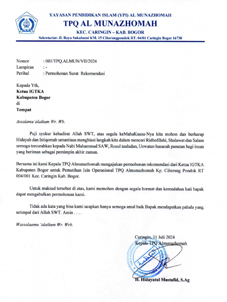 Rekomendasi Igtka | PDF