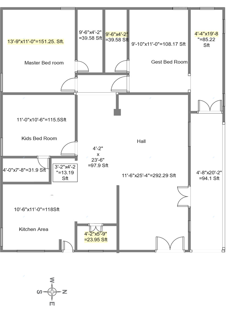 First Floor Area Design drawing | PDF