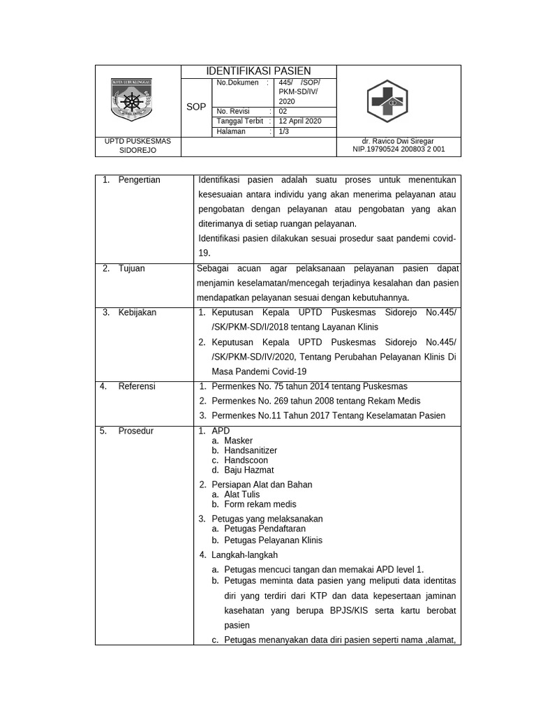 Sop Bab 5 Baru | PDF