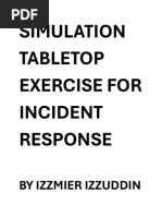 BCP Tabletop Exercise Guide | PDF | Facilitator | Business Process