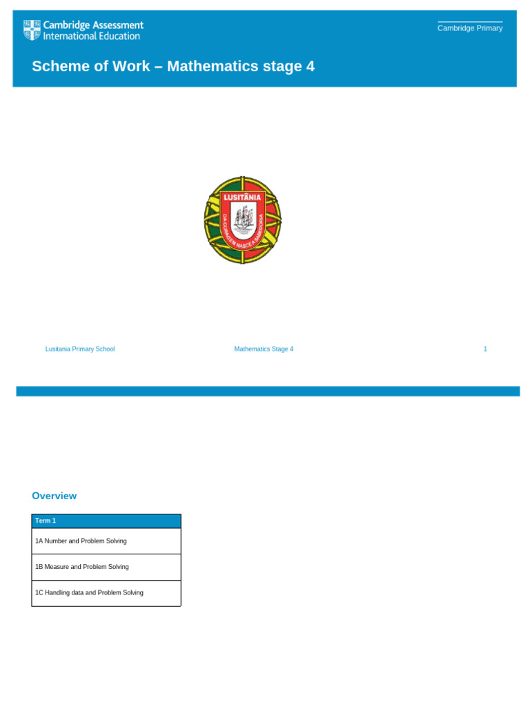 Mathematics Stage 4 Overview | PDF | Litre | Area