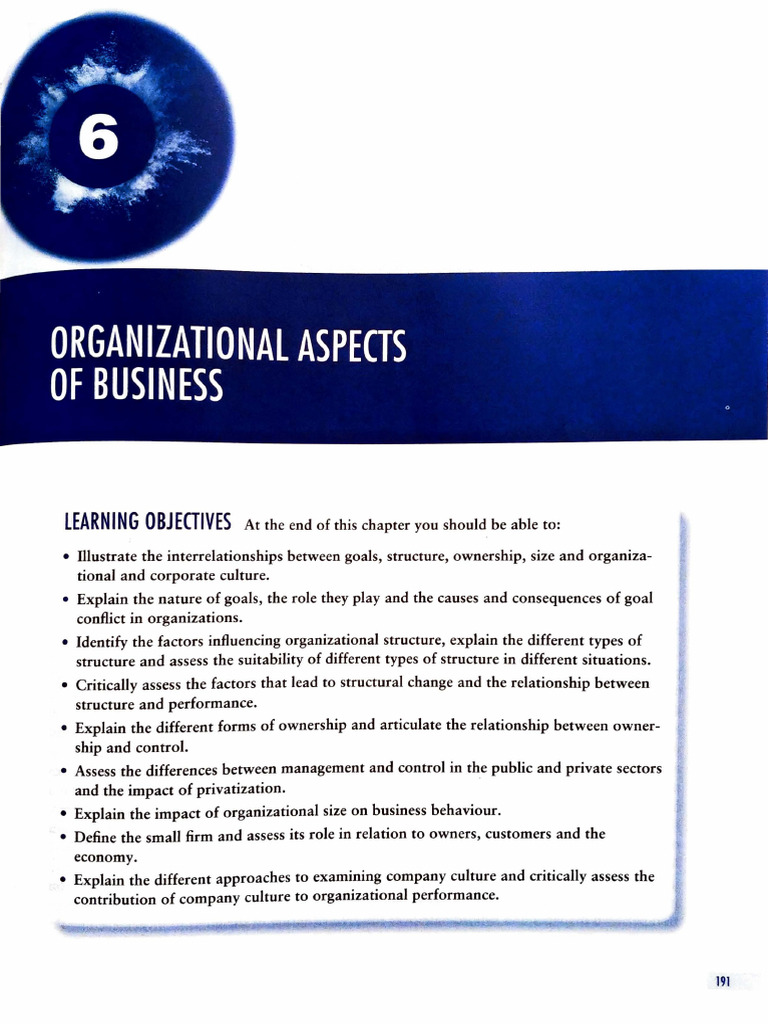 Chapter 6 - Organizational Aspects Ofbusiness | PDF | Zoo ...