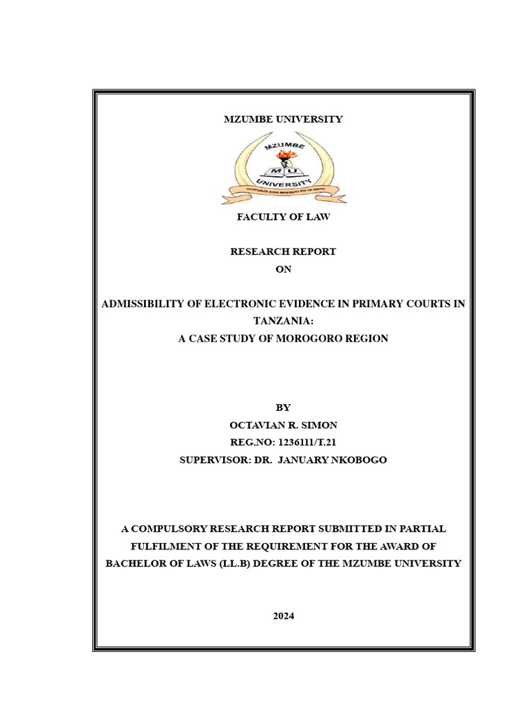 ADMISSIBILITY_OF_ELECTRONIC_EVIDENCE_IN | PDF | Evidence (Law ...