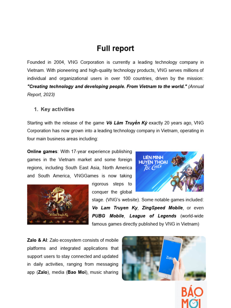 A Case Study of VNG Corporation | PDF | Efficient Energy Use ...