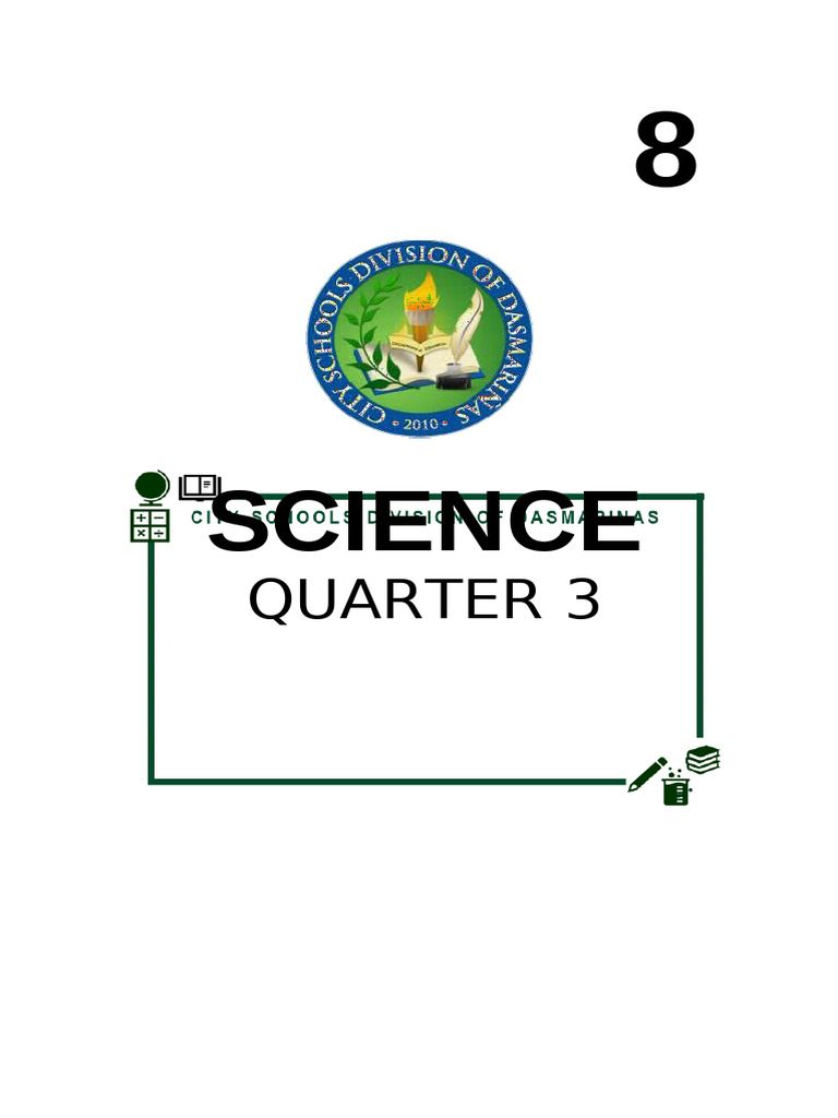 8-Science-Q3-SLM-1 | PDF | Atoms | Proton