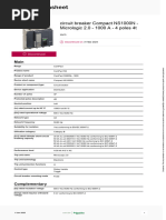 Product Data Sheet: Circuit Breaker Compact Ns800H, 70 Ka at 415 Vac ...