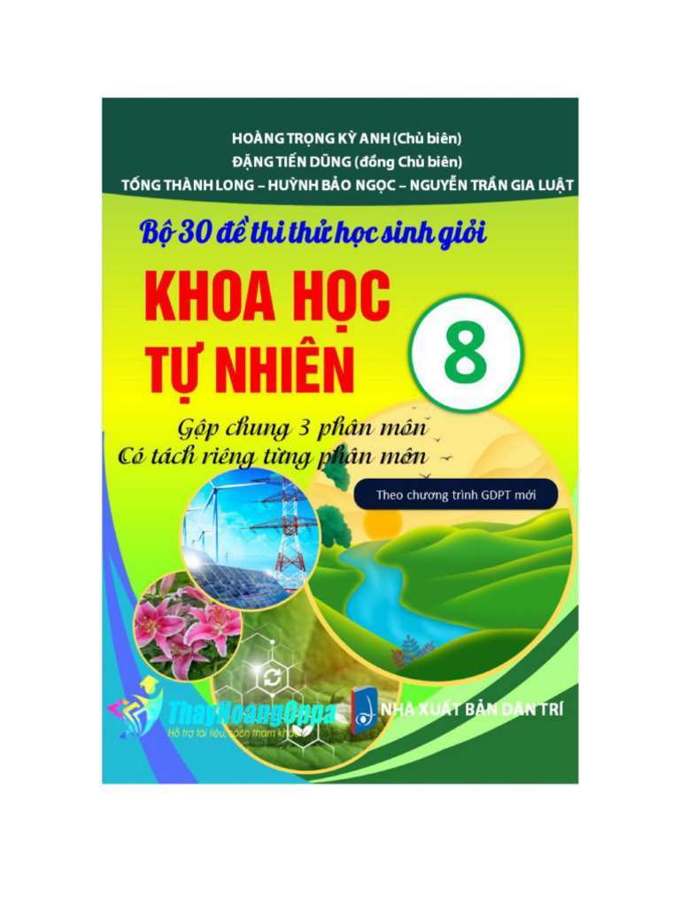 Bo de HSG KHTN 678 Co Loi Giai Chi Tiet | PDF
