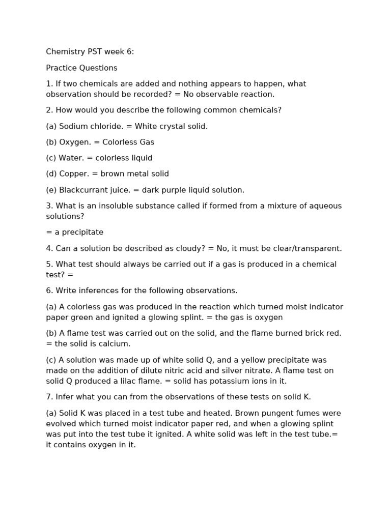 Practice Questions | PDF