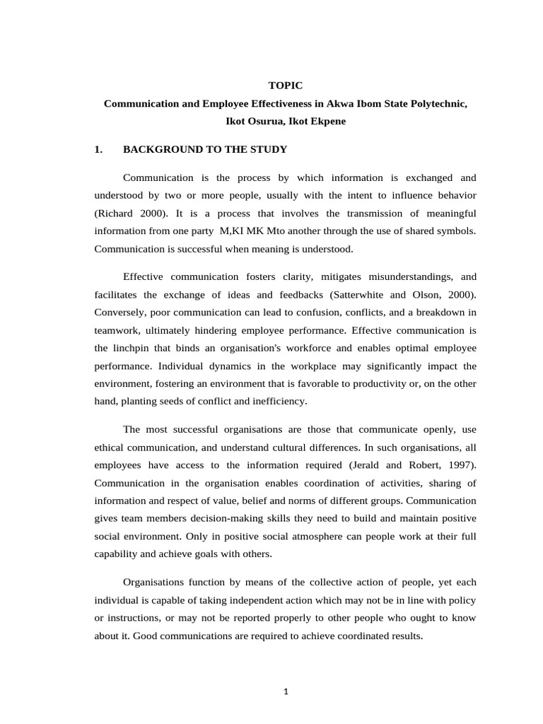 Blessing Austine Title Defence | PDF | Survey Methodology | Communication