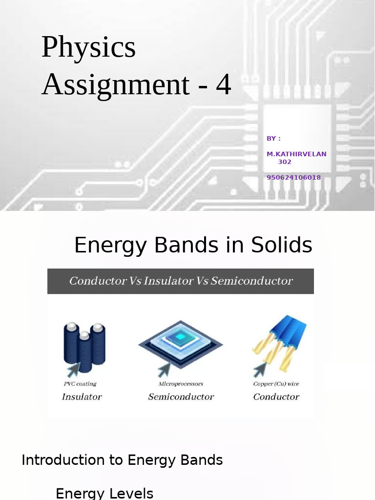 Energy Bands in Solids Explained | PDF
