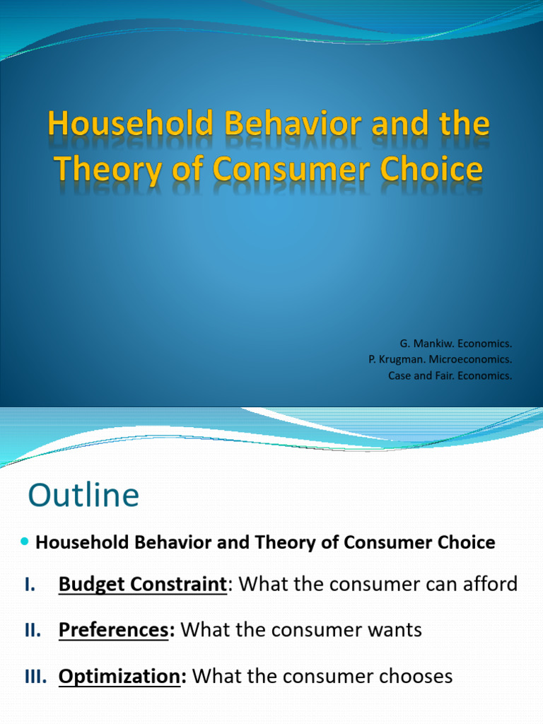 5_Household_Behavior_and_the_Theory_of_Consumer_Choice | PDF | Cost Of ...