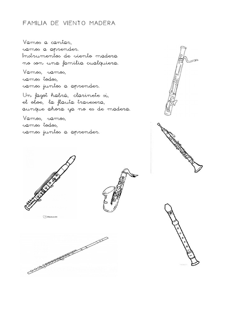 Familia de Viento Madera | PDF