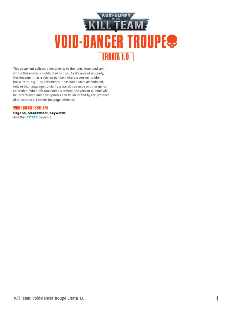 Void dancer KT | PDF