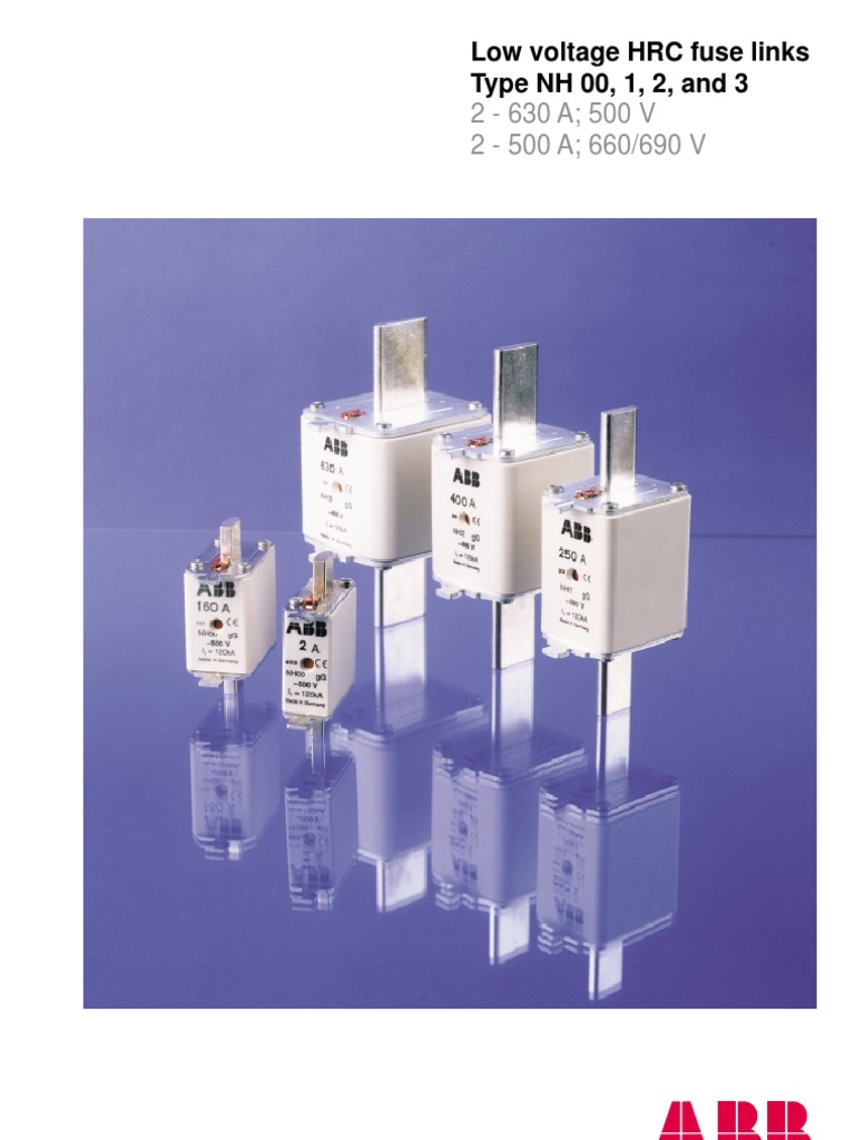 Fusibles NH | PDF | Fuse (Electrical) | Electrical Equipment