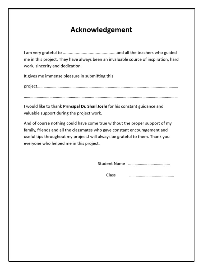 Field Project Acknowledgement & Certificate | PDF