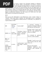 Common Latin Abbreviations Explained | PDF | Anno Domini | Master Of Arts