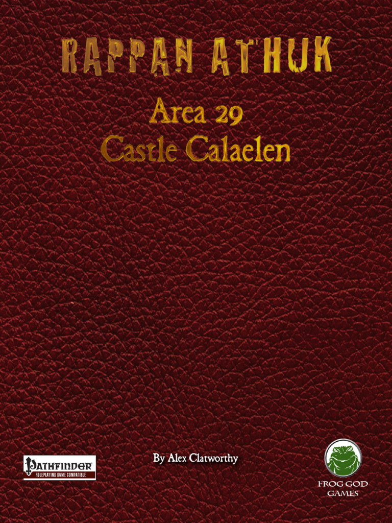 Rappan Athuk - Area 29 Castle Calaelen | PDF | Castle