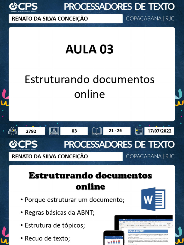 Aula 03 - Estruturando Documentos | PDF