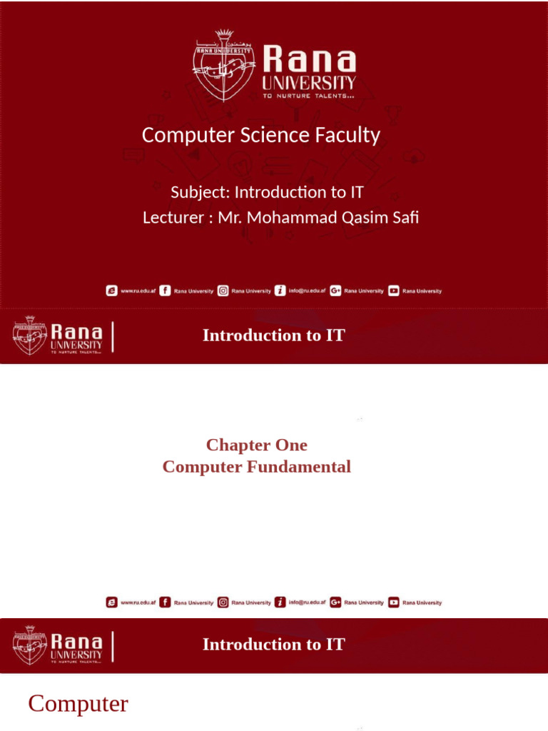 Intro to IT Chapter 1 | PDF | Input/Output | Software