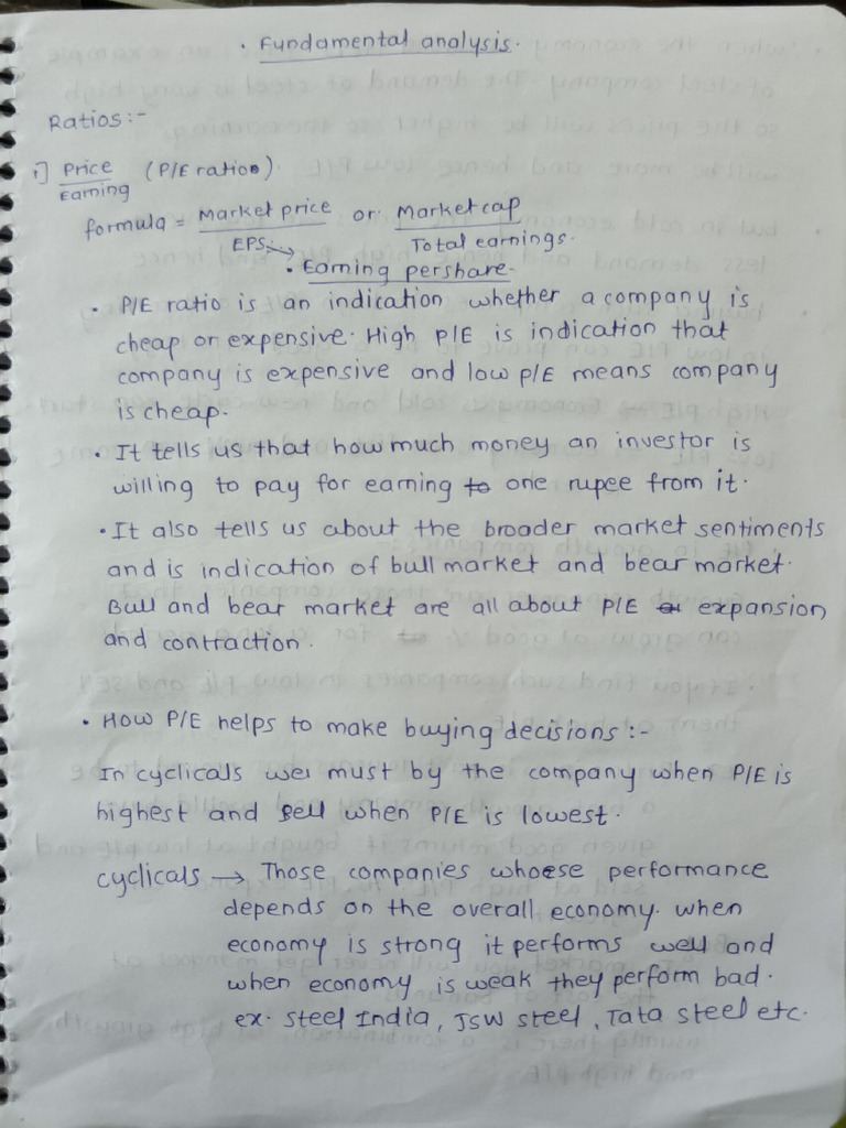 Fundamental Analysis | PDF