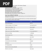 COD 4 Modern Warfare Cheat Codes | PDF | Cheating In Video Games | Leisure