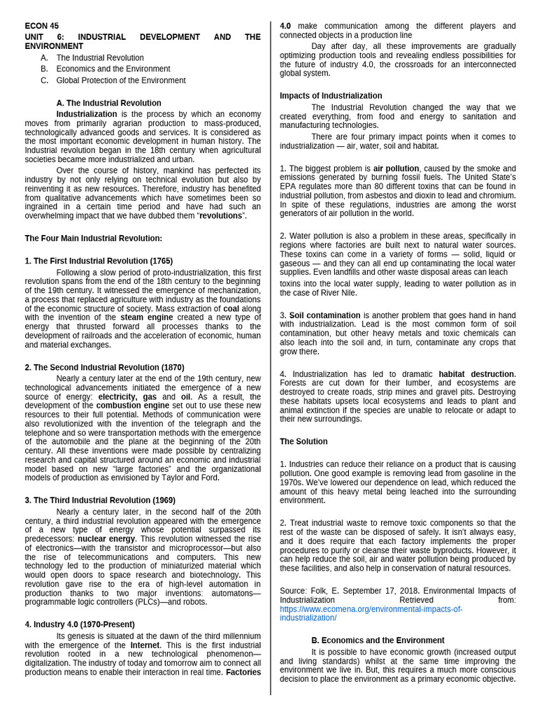 ECON 45 | PDF | Emissions Trading | Kyoto Protocol