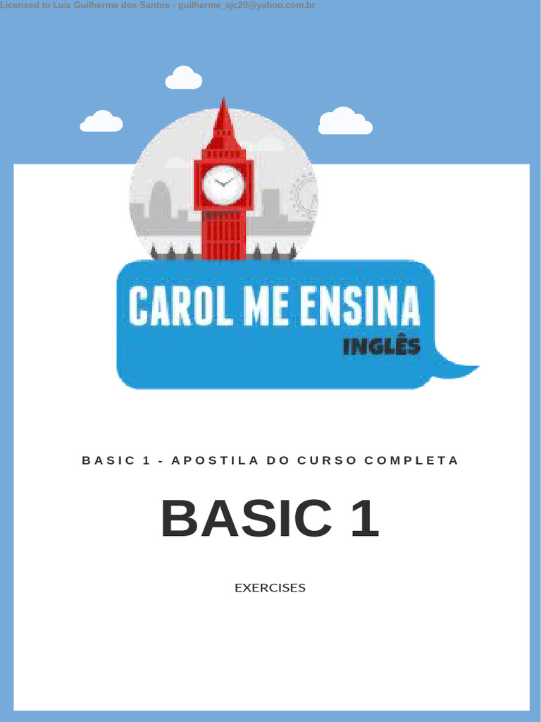 Basic+1+exercícios | PDF