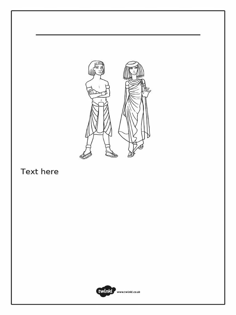Ancient Egypt Page Borders - Editable | PDF