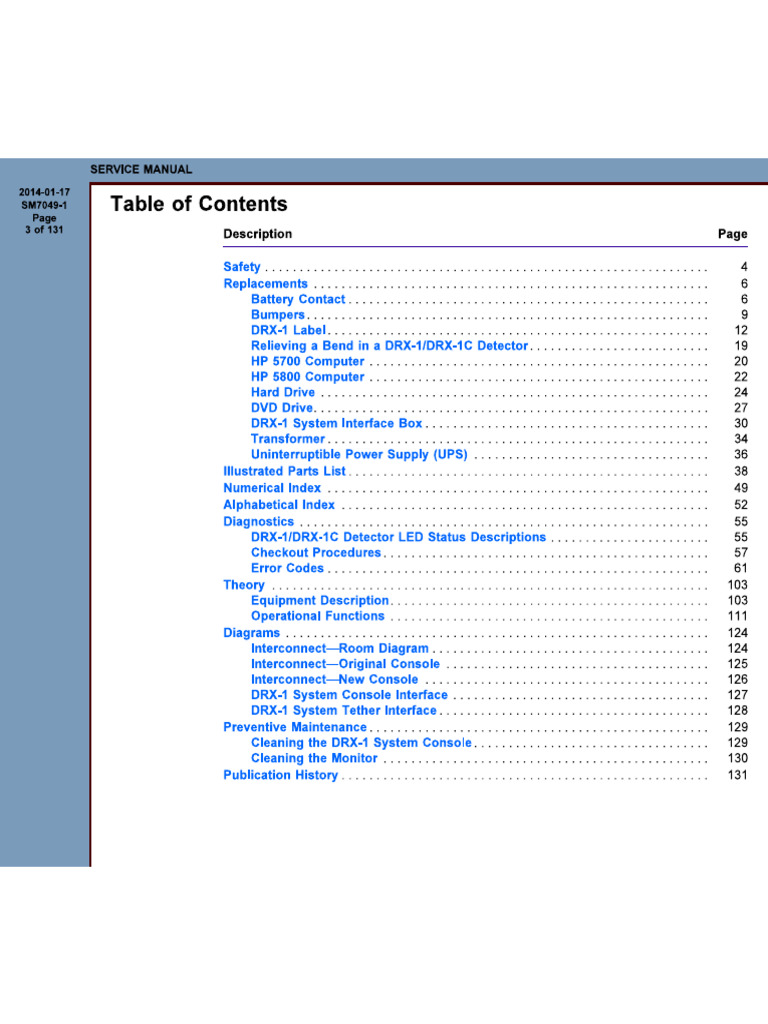 System Console and Detector Carestream | PDF