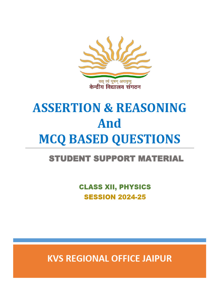 XII Physics MCQ Question Bank | PDF | Electrical Resistance And ...