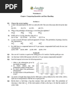 Class VIII Comparing Quantities Worksheet | PDF | Interest | Compound Interest