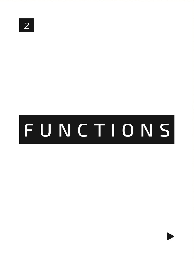 Comprehensive Functions Overview | PDF