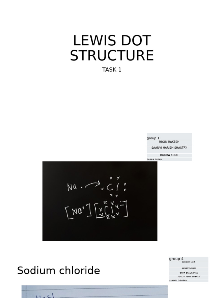 G 1,4,6 Lewis Structure | PDF