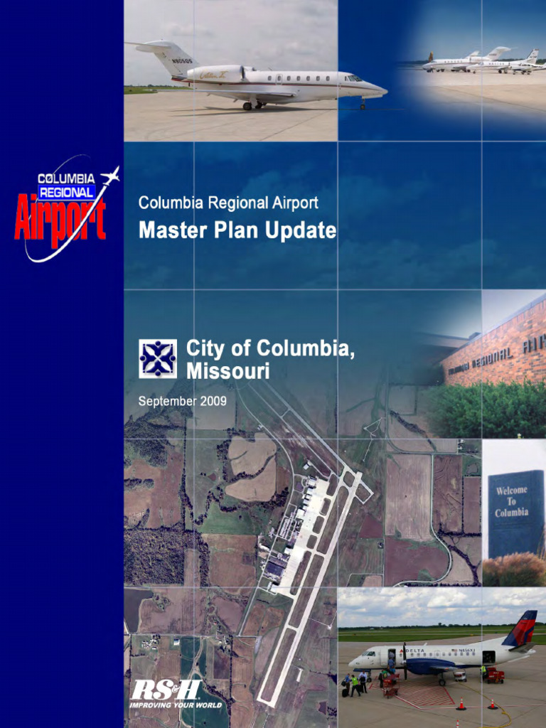 Columbia Regional Airport Master Plan 2009 Compressed | PDF | Airport | Runway
