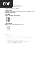 Nonfiction Reading Response | PDF | Games & Activities
